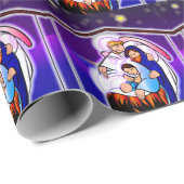Christmas Nativity with Baby Jesus Wrapping Paper | Zazzle