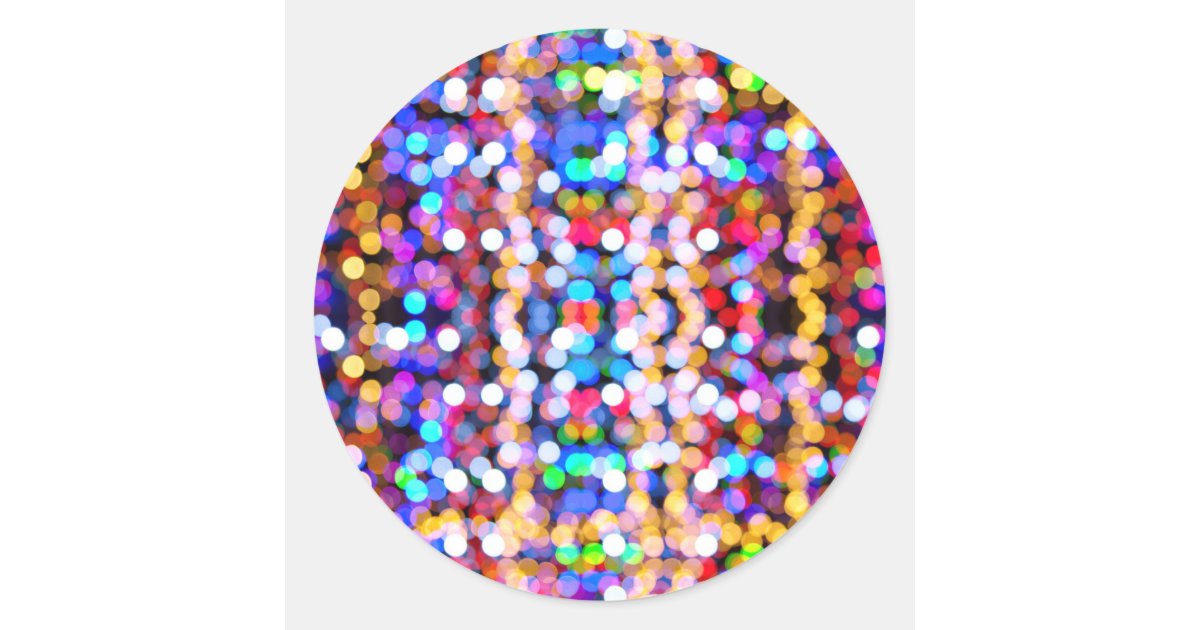 christmas new design classic round sticker | Zazzle