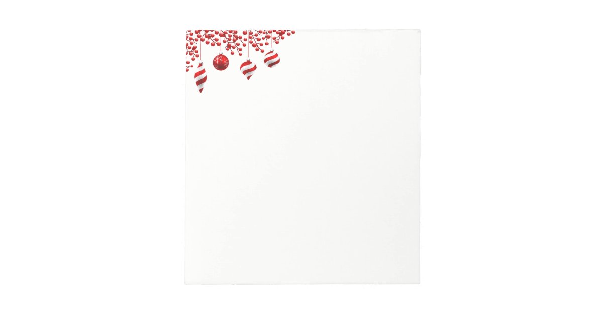 Christmas Notepad | Zazzle