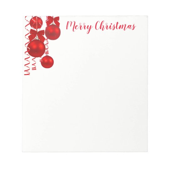 Christmas Notepad | Zazzle.com