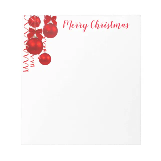 Christmas Notepad | Zazzle