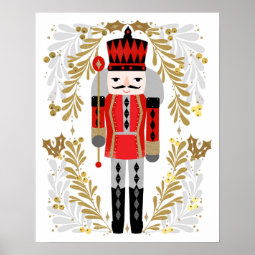 Christmas Nutcracker Poster | Zazzle