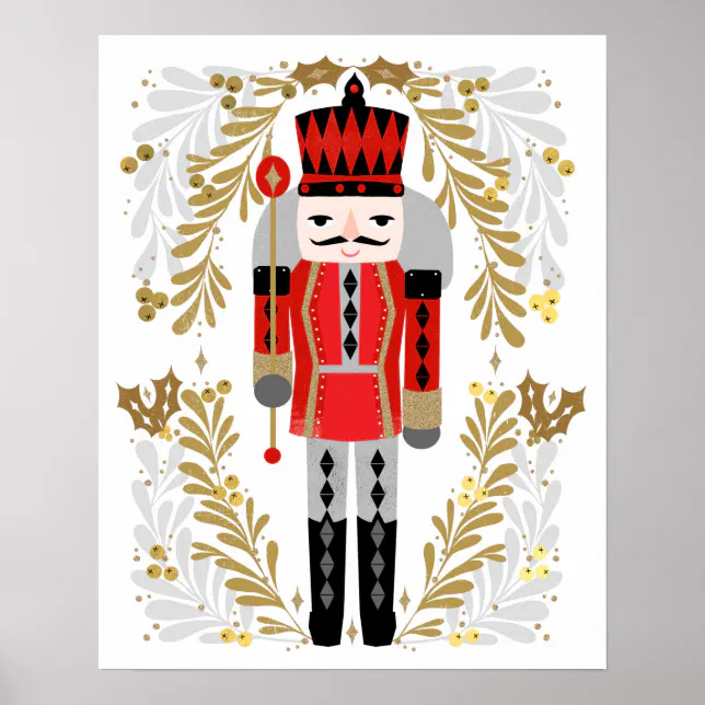 Christmas Nutcracker Poster | Zazzle