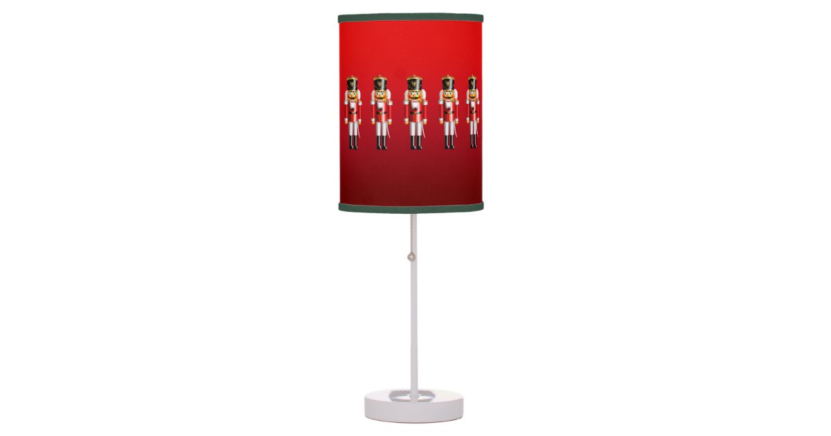 Christmas Nutcracker Toy Soldiers Army Table Lamp | Zazzle