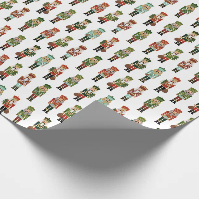 Christmas Nutcrackers holiday wrapping paper | Zazzle