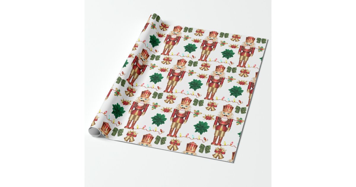 Christmas Nutcrackers Wrapping Paper | Zazzle