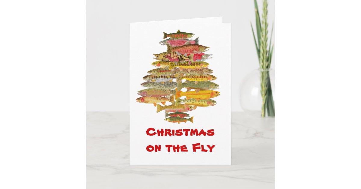 Christmas on the Fly Holiday Card | Zazzle