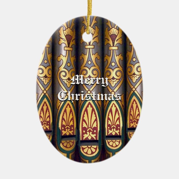 Christmas organ pipe ornament | Zazzle.com