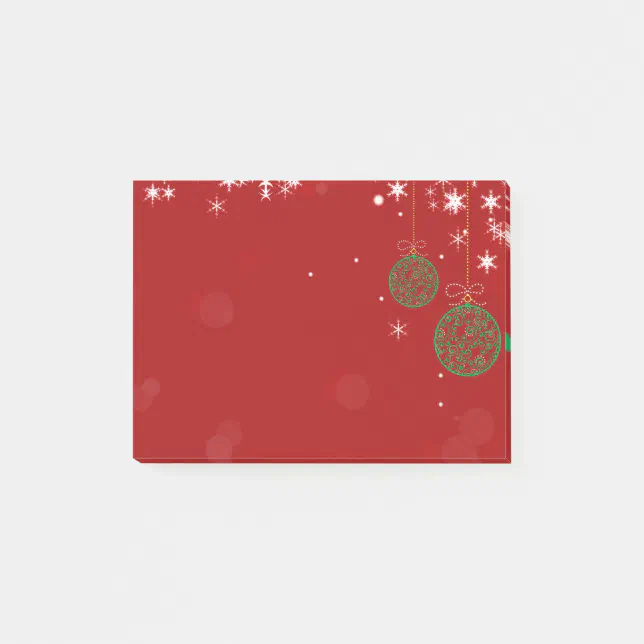 Christmas Ornament Post-it Notes | Zazzle
