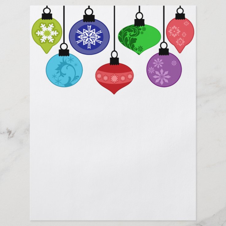 Christmas Ornaments Flyer | Zazzle