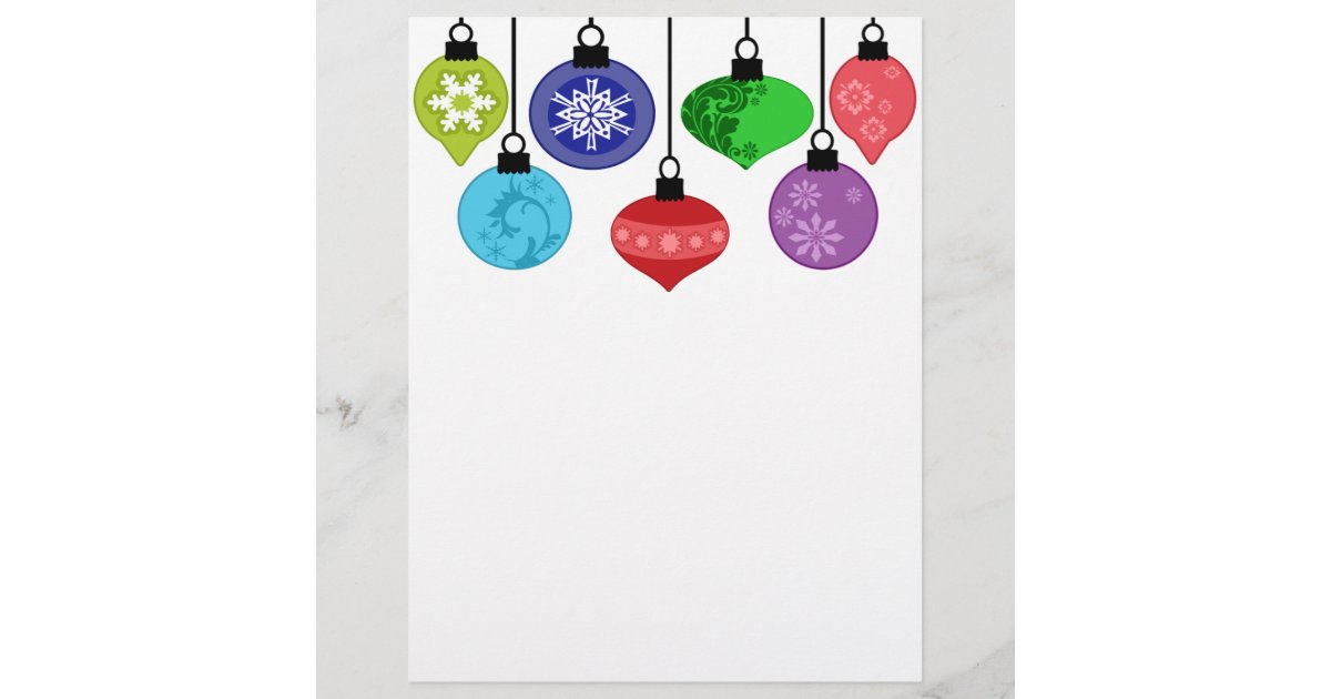 Christmas Ornaments Flyer | Zazzle
