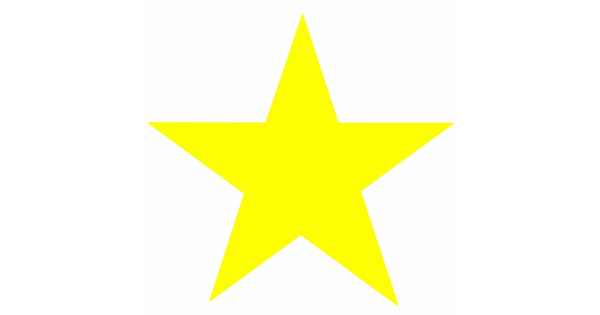 Christmas Ornaments Star Yellow Cutout | Zazzle