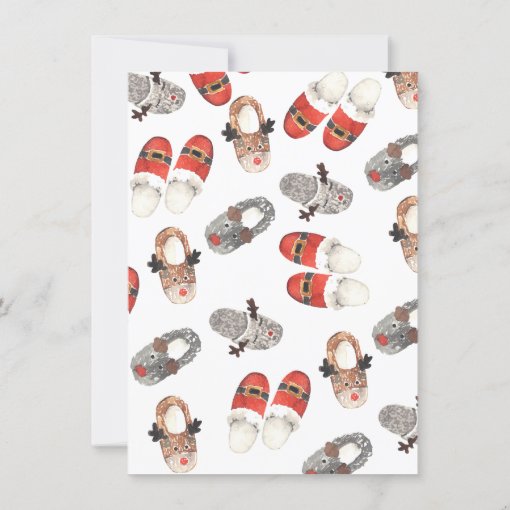 Christmas Pajama Party Sleepover Birthday Invitation | Zazzle