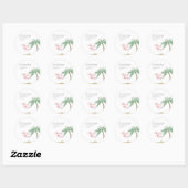 Christmas Palm Tree Return Address Labels | Zazzle