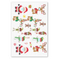 Christmas Paper 2020 Face Mask Santa Reindeer | Zazzle