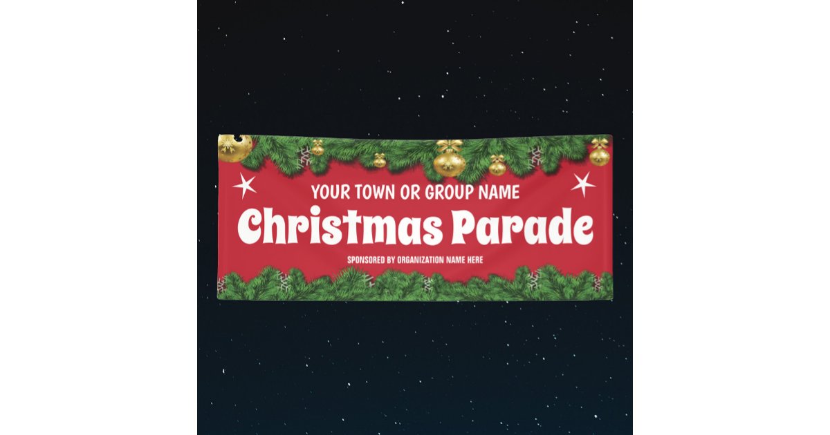 Christmas Parade Banner | Zazzle