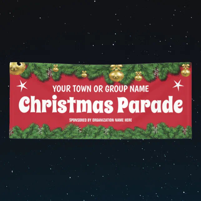 Christmas Parade Banner | Zazzle