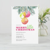 Christmas Party Baby Shower Invitation | Zazzle