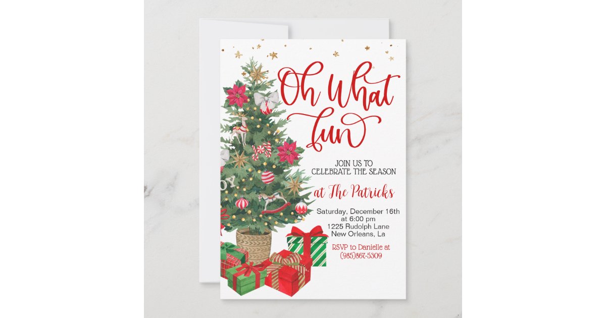 Christmas Party Invitation | Zazzle