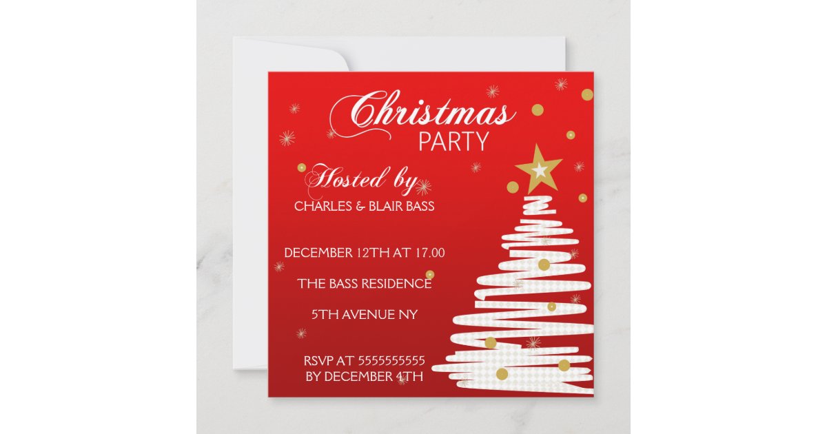 Christmas Party invitation | Zazzle