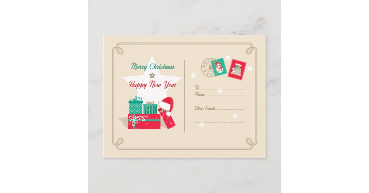 Christmas Party Invitation Postcard | Zazzle