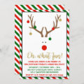 Christmas Party Invitation | Reindeer Invitation | Zazzle