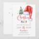 Christmas Party Jingle and Mingle Holiday Santa Invitation | Zazzle