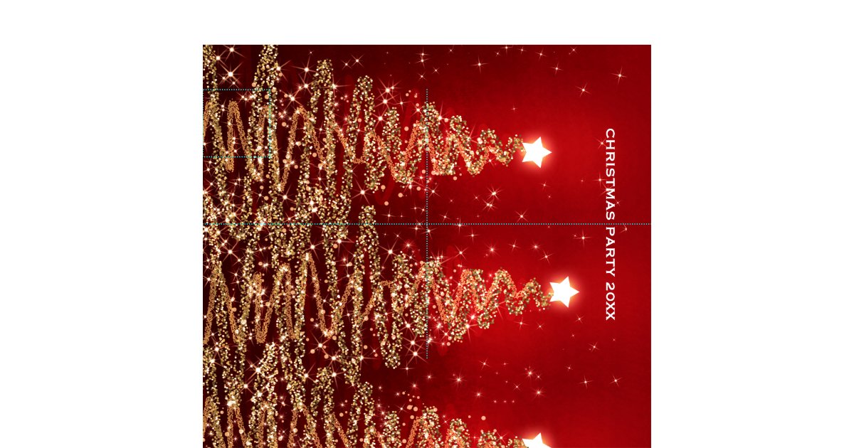 Christmas Party Photo Booth Backdrop Trees Red | Zazzle