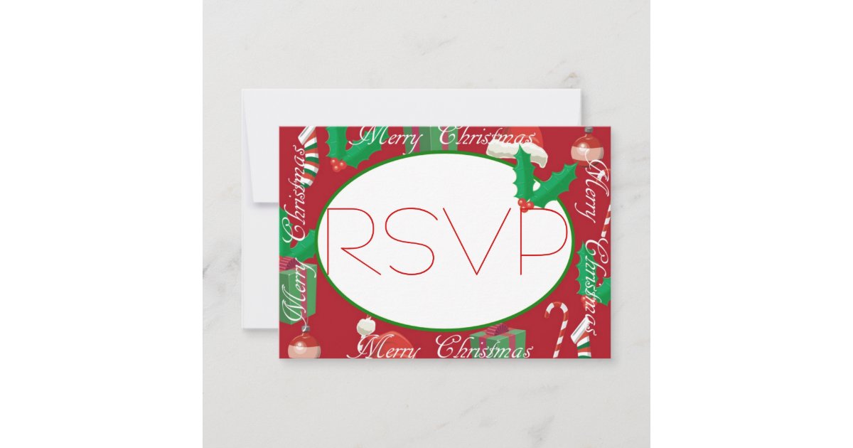 Christmas Party RSVP | Zazzle