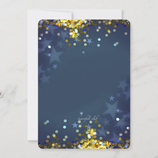 Christmas Party Sparkles Invitation | Zazzle