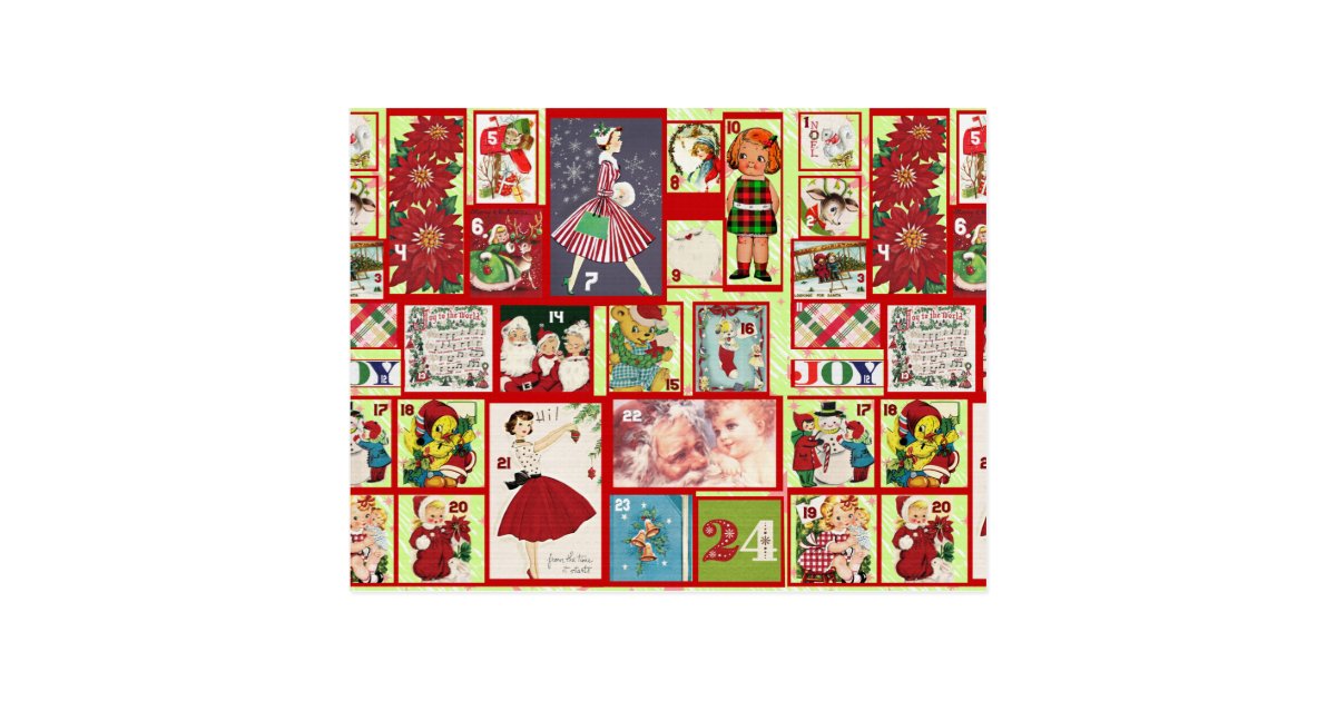 christmas past postcard | Zazzle.com