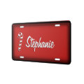 Christmas Personalized License Plate | Zazzle