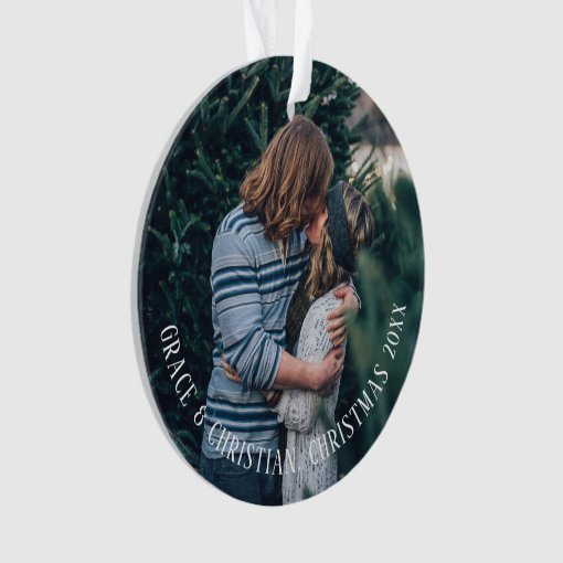 Christmas Personalized Photo Design Your Own Ornament | Zazzle
