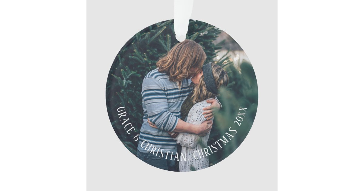 Christmas Personalized Photo Design Your Own Ornament | Zazzle