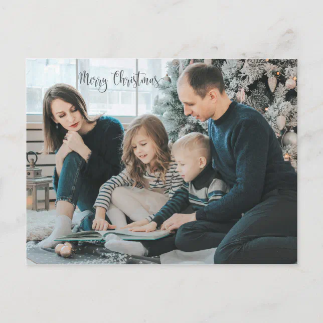 Christmas Photo Postcard - Ornaments | Zazzle