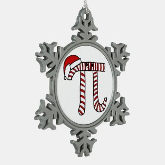 Christmas Pi Math Ornament | Zazzle