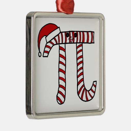 Christmas Pi Math Ornament | Zazzle