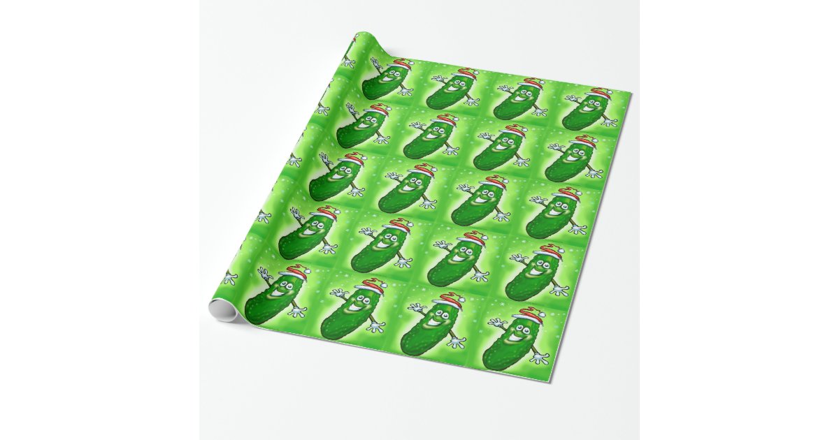 Christmas Pickle Wrapping Paper | Zazzle