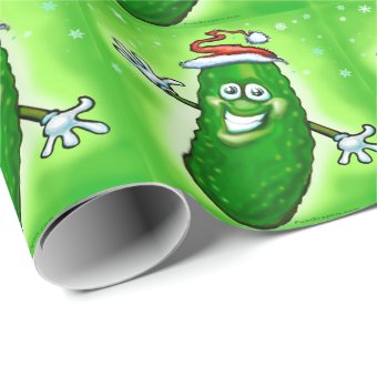 Christmas Pickle Wrapping Paper | Zazzle