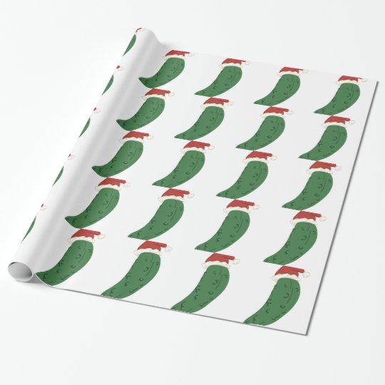 Christmas Pickle Wrapping Paper | Zazzle.com