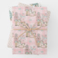 Christmas Pink Nutcracker Glitter Festive Patterns Wrapping Paper ...