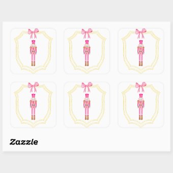 Christmas Pink Nutcracker Sticker | Zazzle