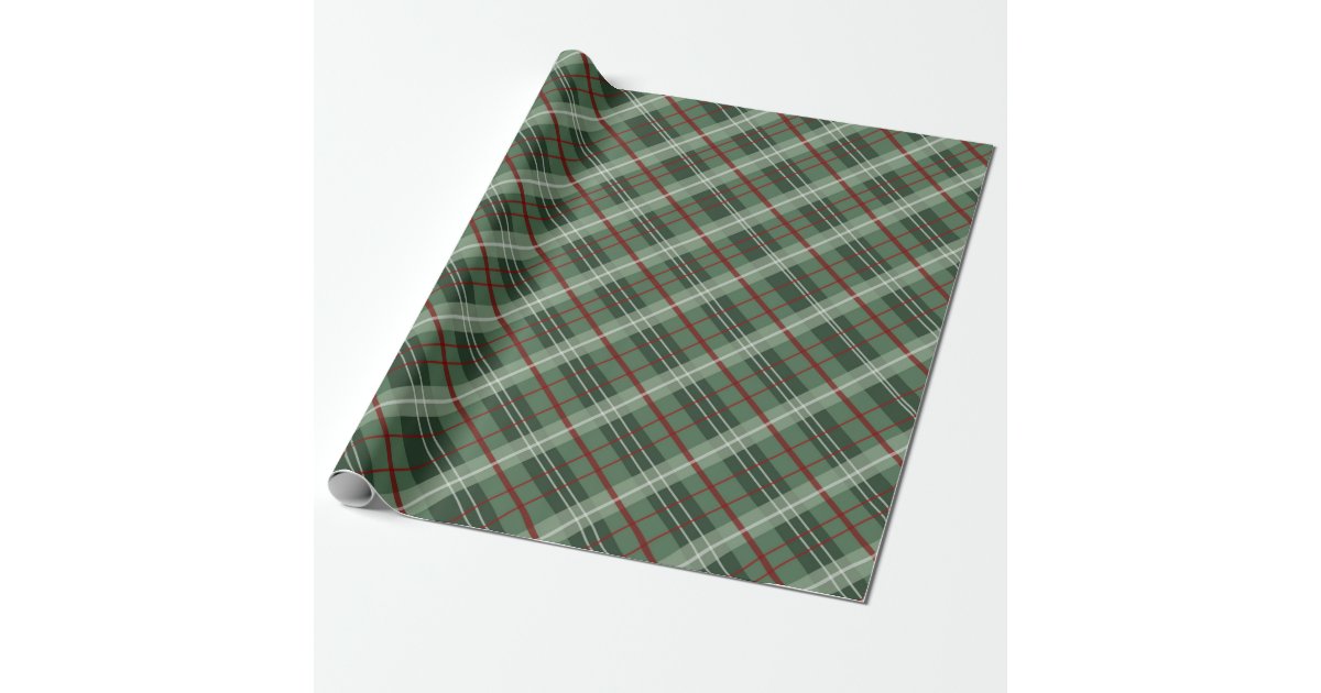 Christmas Plaid Wrapping Paper | Zazzle