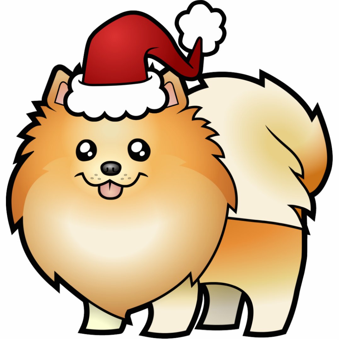 Christmas Pomeranian Ornament | Zazzle