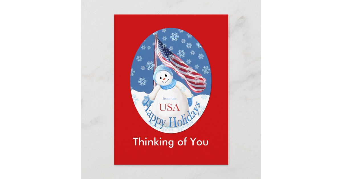 Christmas Postcard for Troops | Zazzle