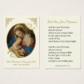 Christmas Prayer Cards Nativity Mary and Jesus | Zazzle