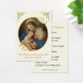 Christmas Prayer Cards Nativity Mary and Jesus | Zazzle