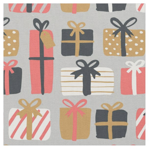 christmas bells fabric | Zazzle