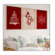 Christmas Print Set of 3, Christmas Printable Wall | Zazzle