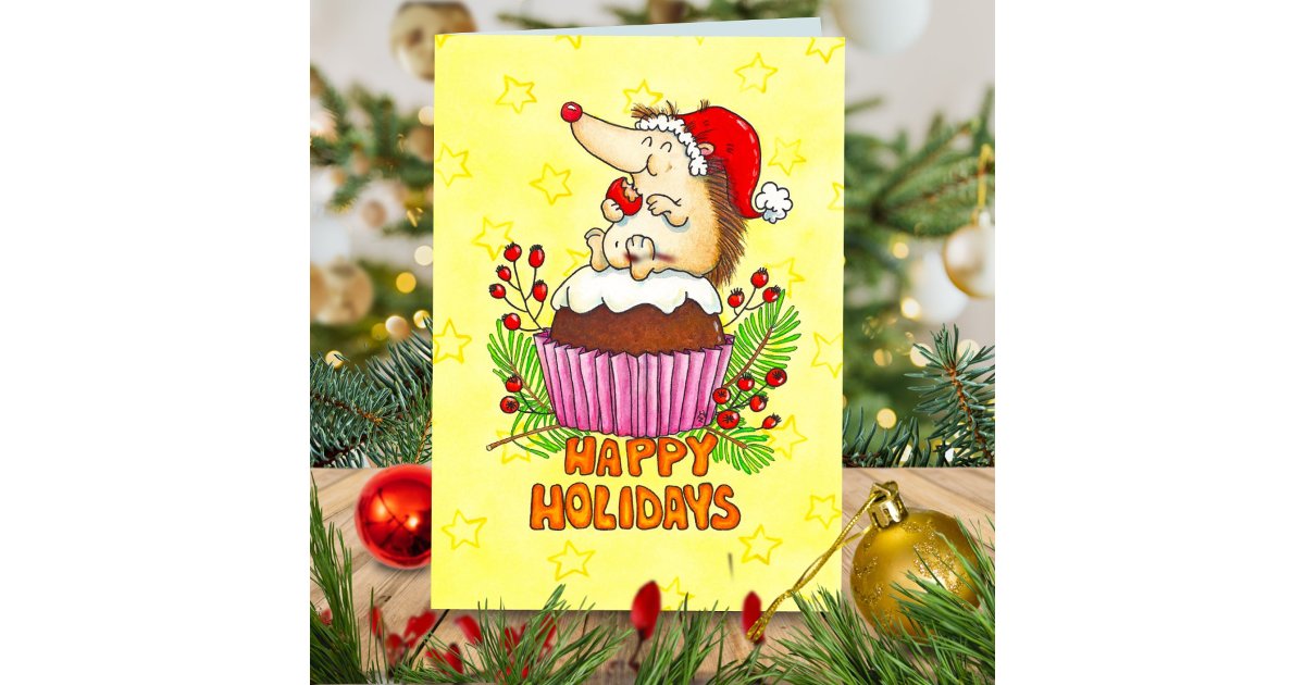 Christmas Pudding Greeting Card | Zazzle